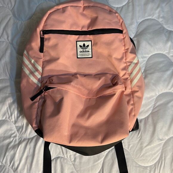 adidas | Accessories | Adidasfullsizepinkbackpack | Poshmark